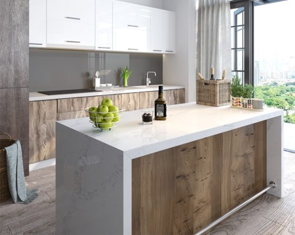 Đá Nhân Tạo Gốc Thạch Anh BQ8628 - Statuario