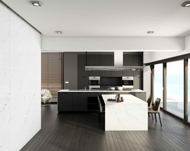 Đá Nhân Tạo Gốc Thạch Anh BQ8660 - Venatino