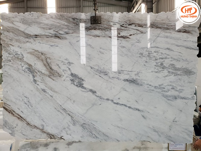 Đá Granite Branco White - Đá Hoa Cương Trắng Vân Mây Đẹp